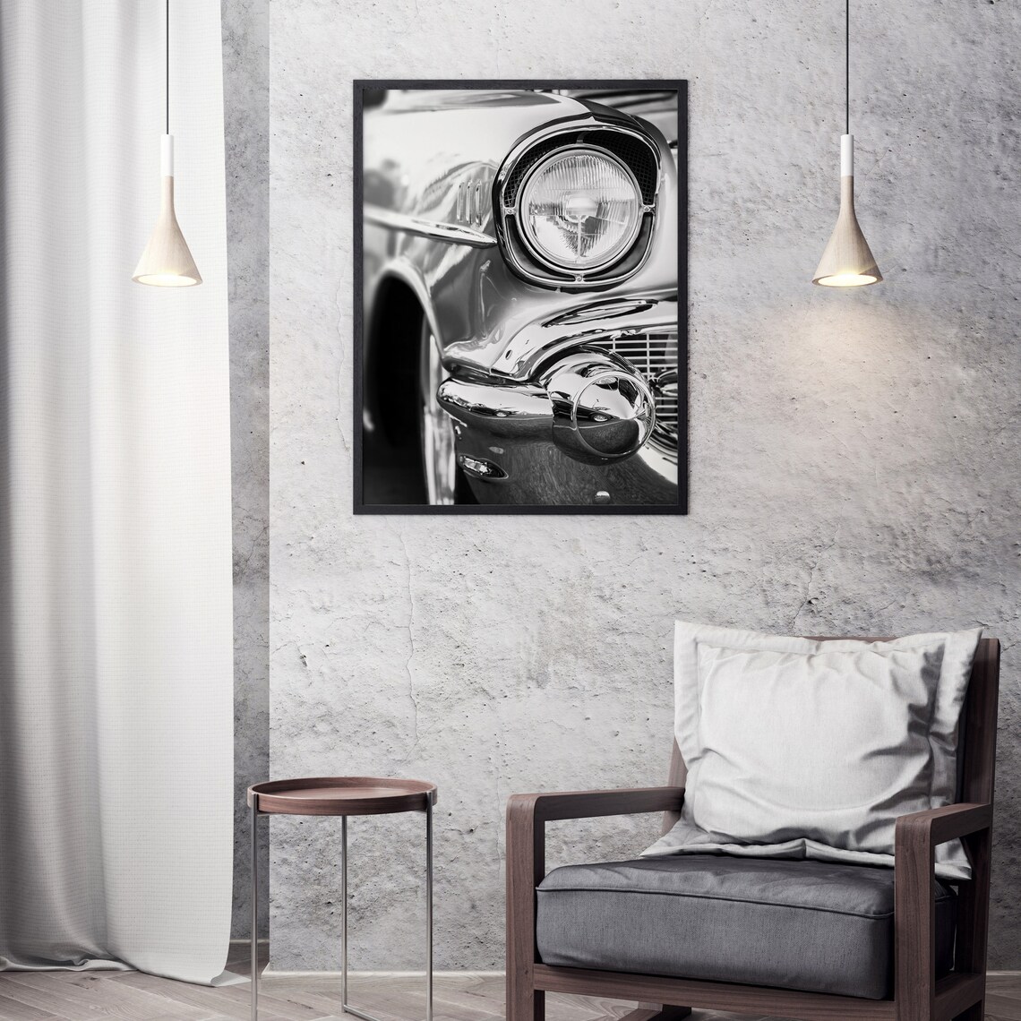 Classic Car Print Car Print Vintage Car Wall Art Black and - Etsy