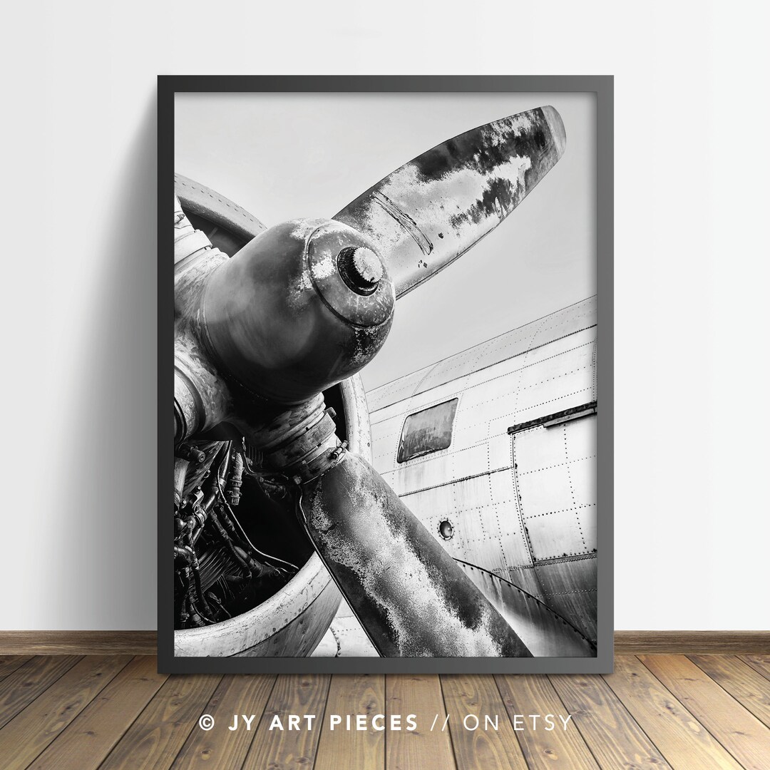 Plane Print, Propeller Print, Airplane Print, Aeroplane Wall Art ...