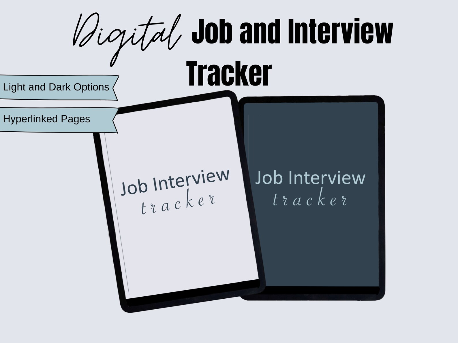 Job Interview Tracker Digital Job Planner Professional - Etsy
