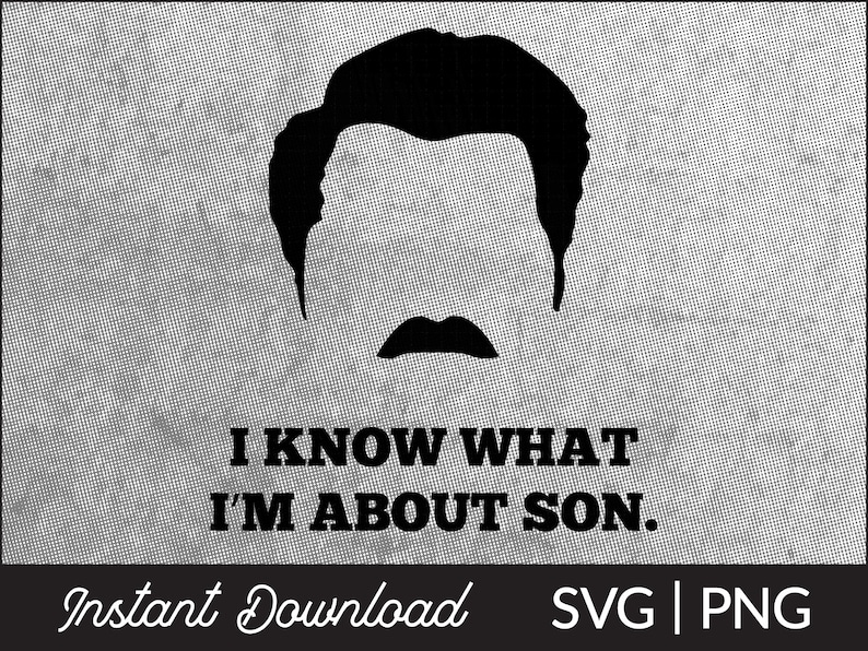 Ron Swanson SVG Instant Download - Etsy