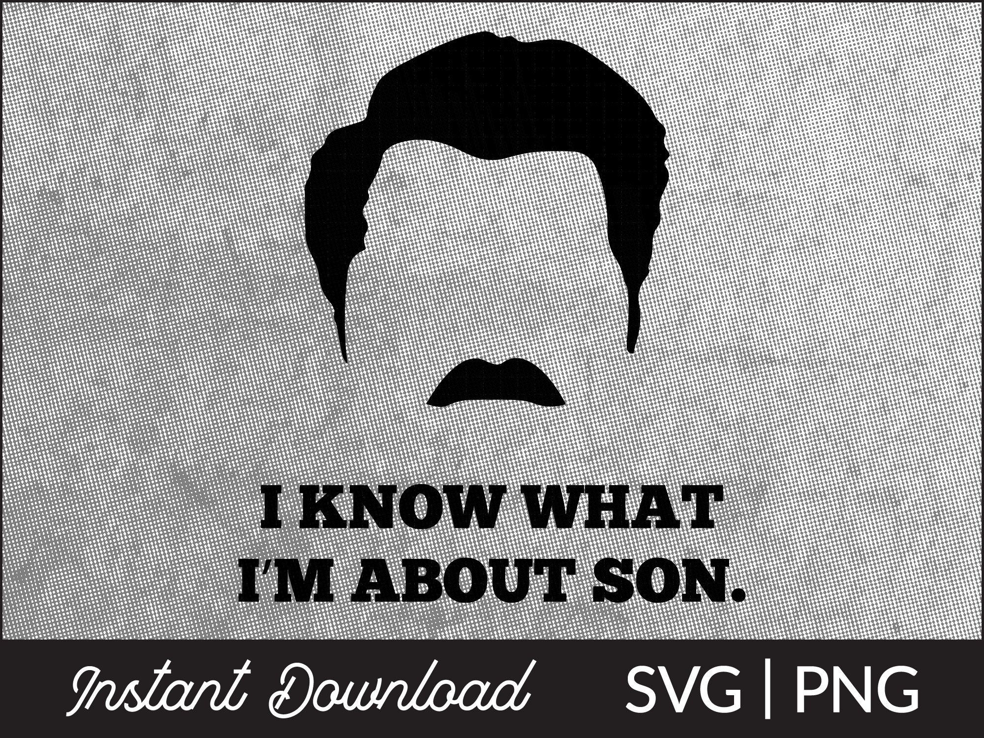 Ron Swanson SVG Instant Download - Etsy UK