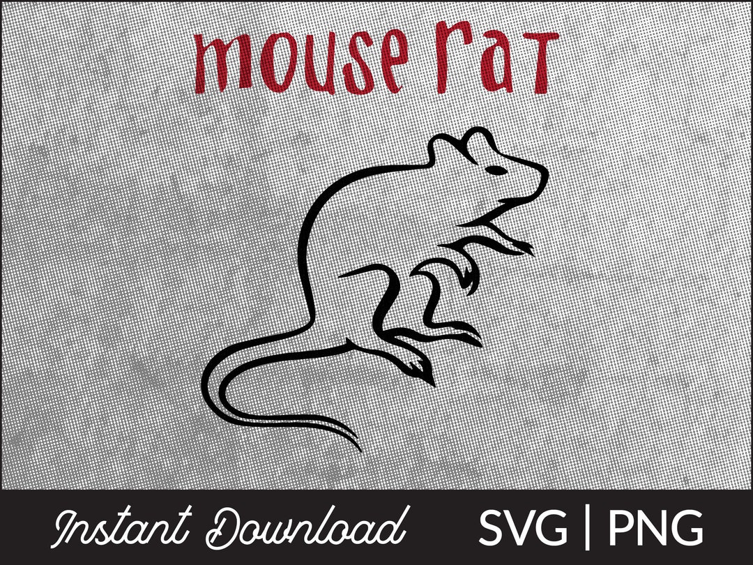 Mouse Rat Logo SVG Instant Download - Etsy