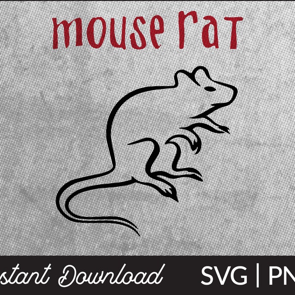 Mouse Rat Svg - Etsy