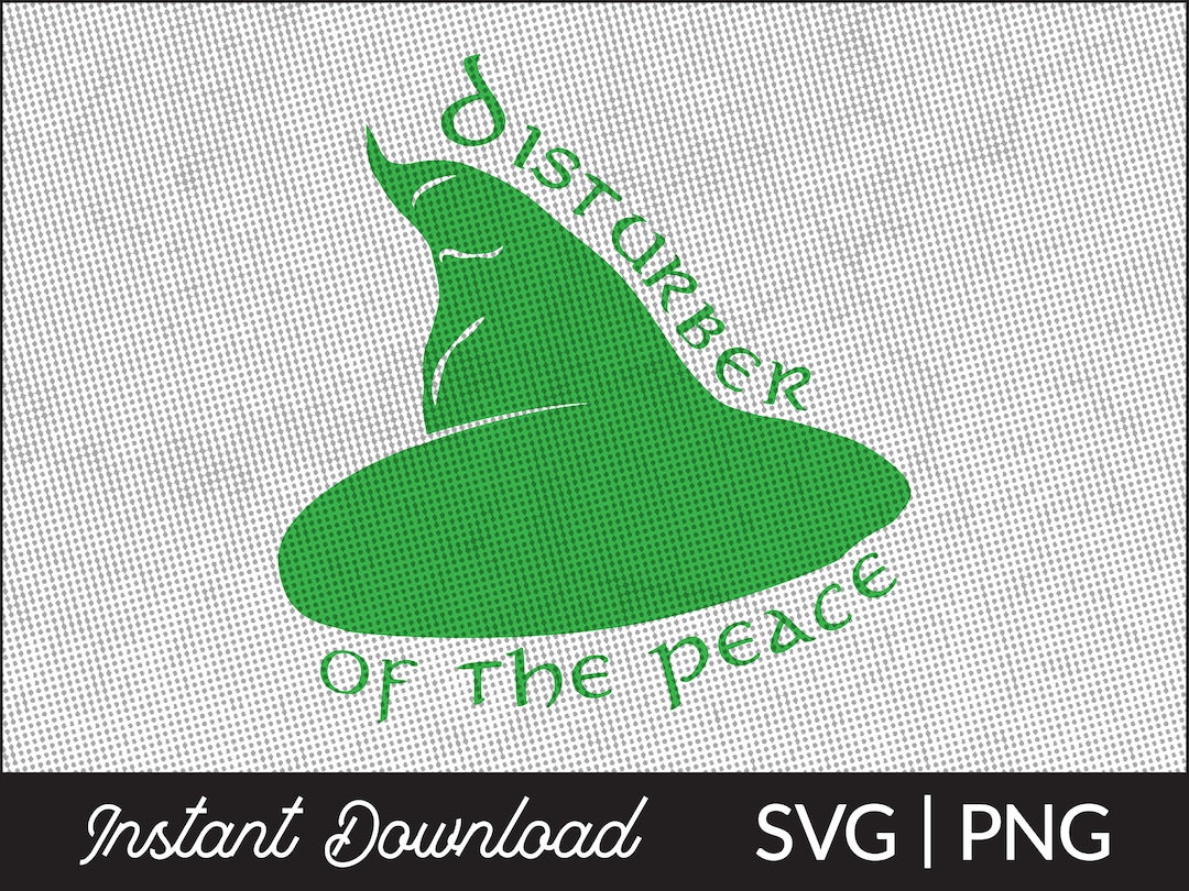 Disturber of the Peace SVG Instant Download - Etsy