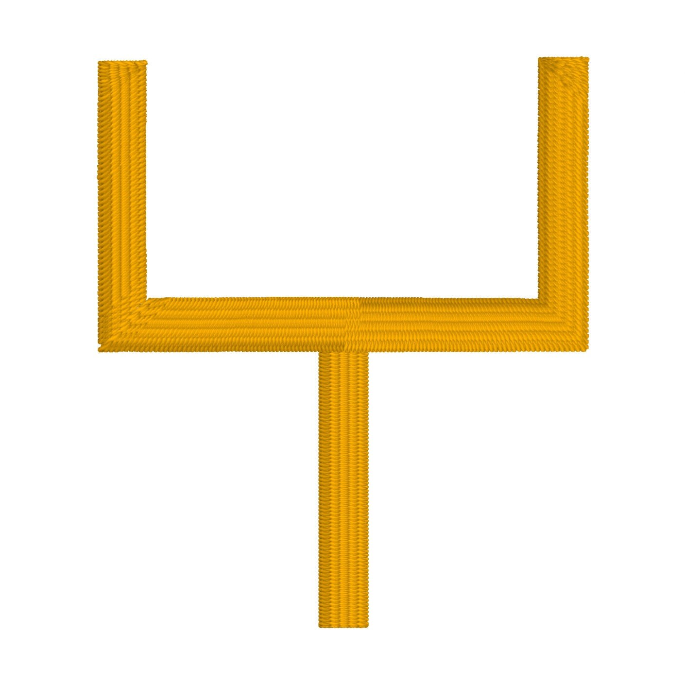 Football Goal Post Embroidery Design 5 Sizes - Etsy