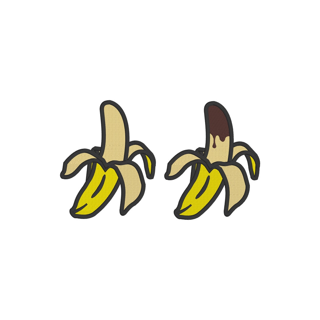 Bananas Chocolate Embroidery Design Fill - Etsy