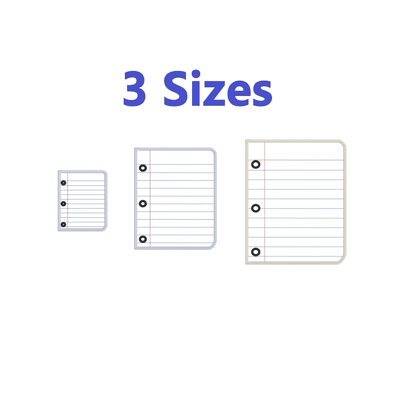 Paper Embroidery Design Notebook Paper Sheet of Paper - Etsy