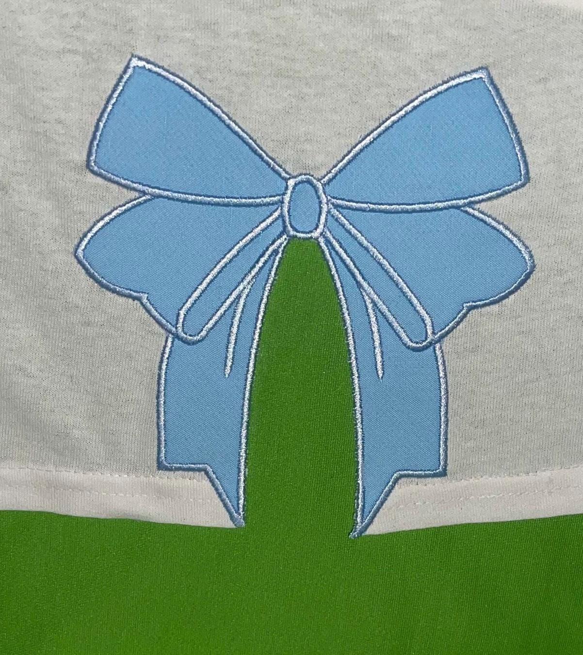 Bow Embroidery Applique Design 7 Sizes Side Split - Etsy
