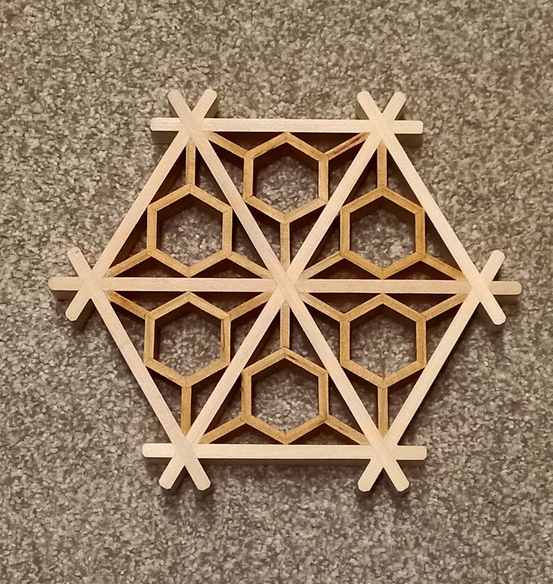 Handmade Kumiko Yae Urahana Kikkõ Pattern - Etsy