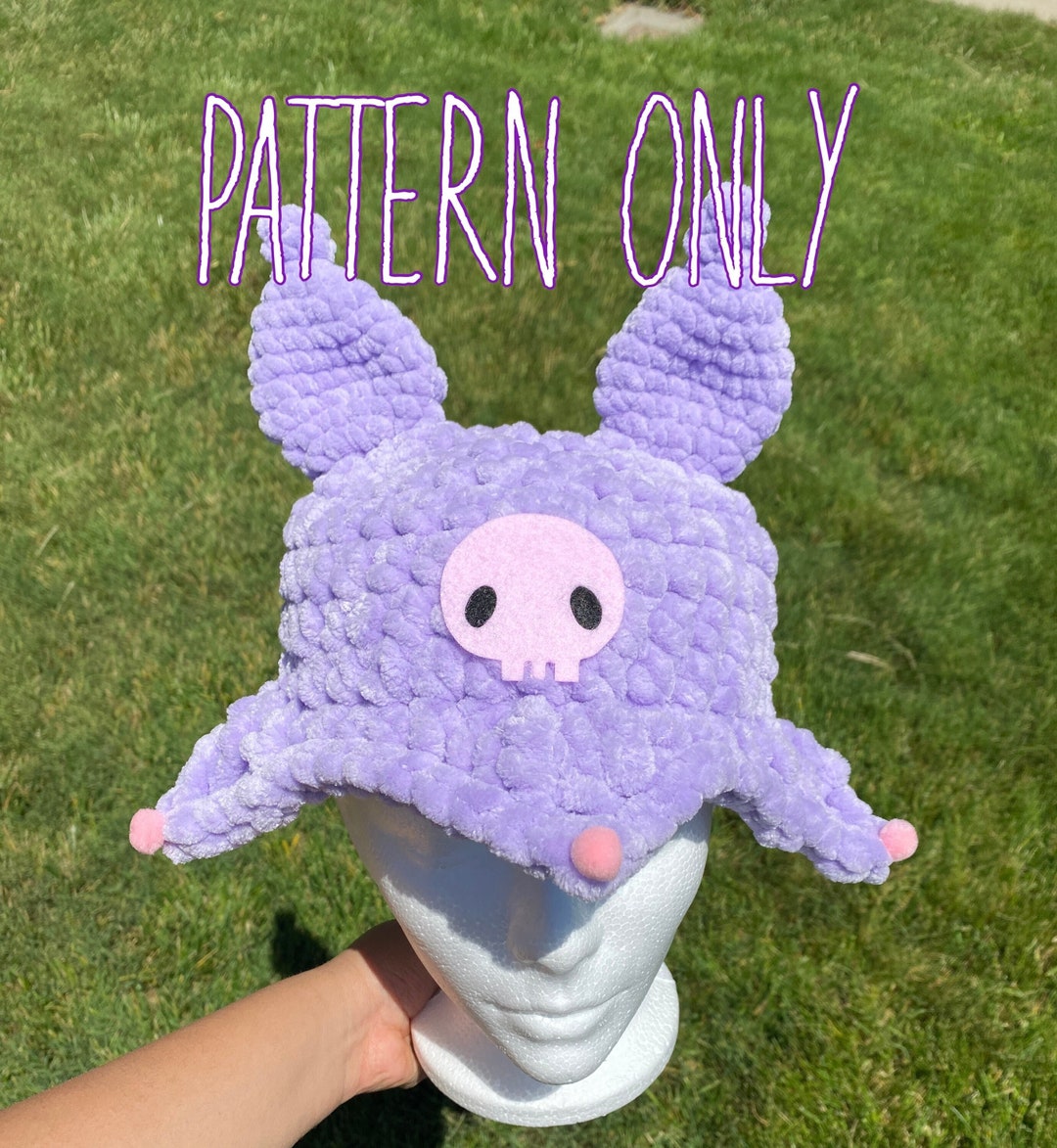 Evil Bunny Bucket Hat Crochet Pattern - Etsy