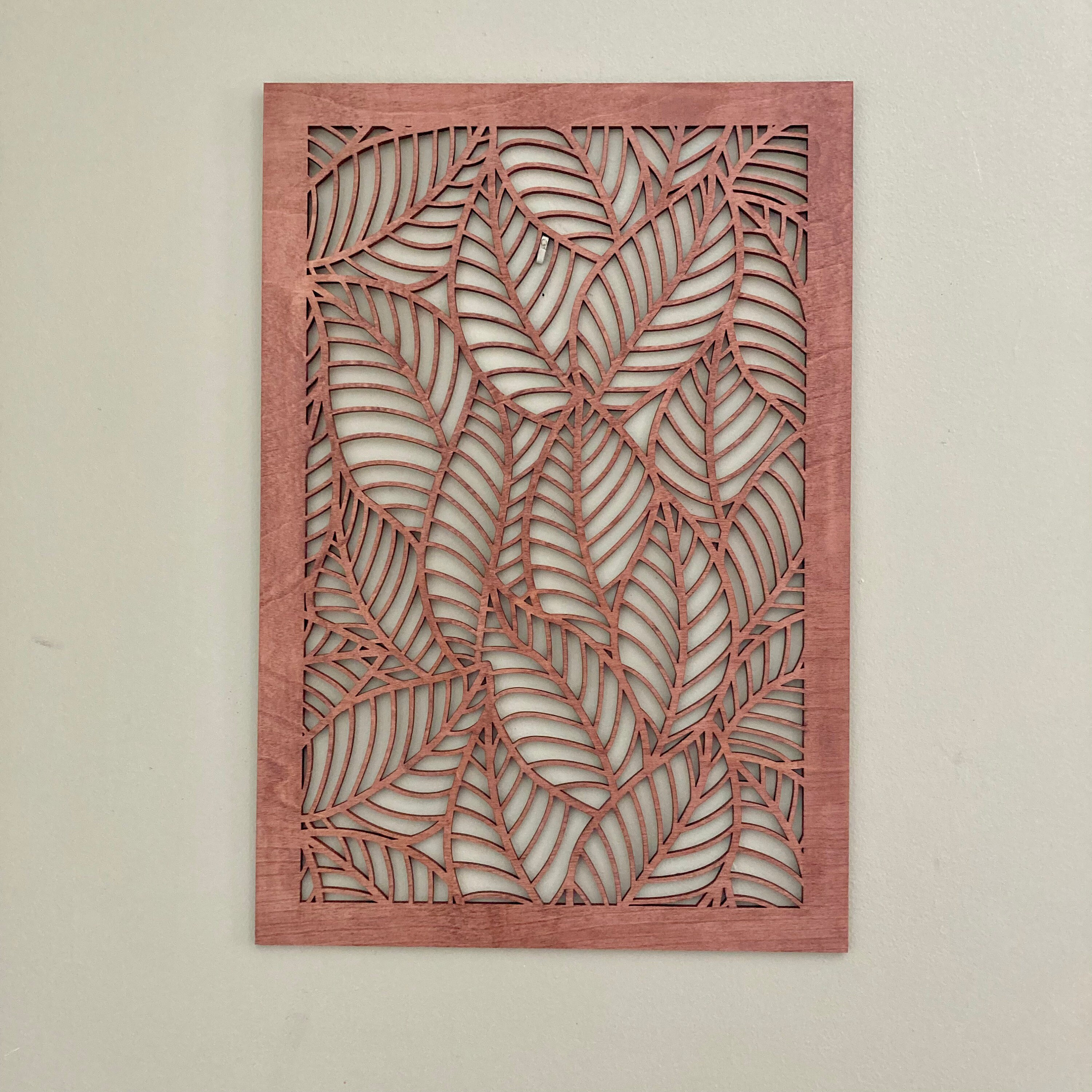 Leaf Wall Panel, Nature-inspired Wall Art - Etsy