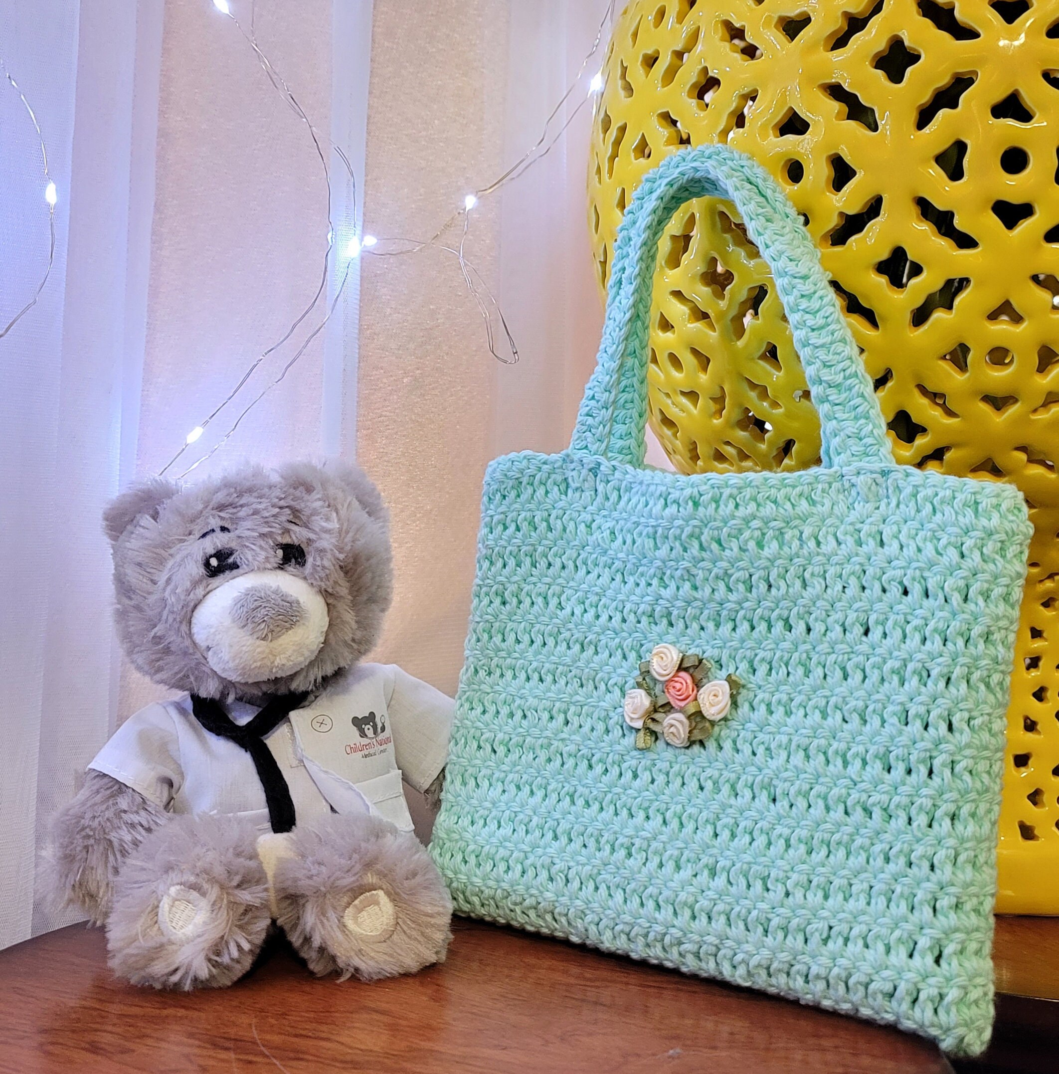 Mini Crochet Hand Bag for Girls - Etsy