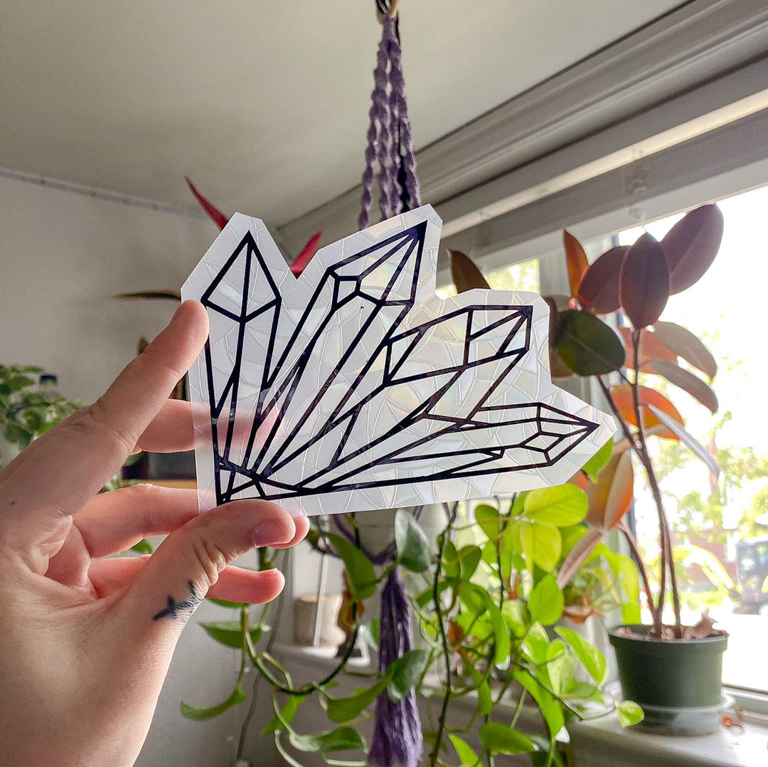 Crystal Corners Suncatcher Sticker Rainbow Prism Window Cling Window ...