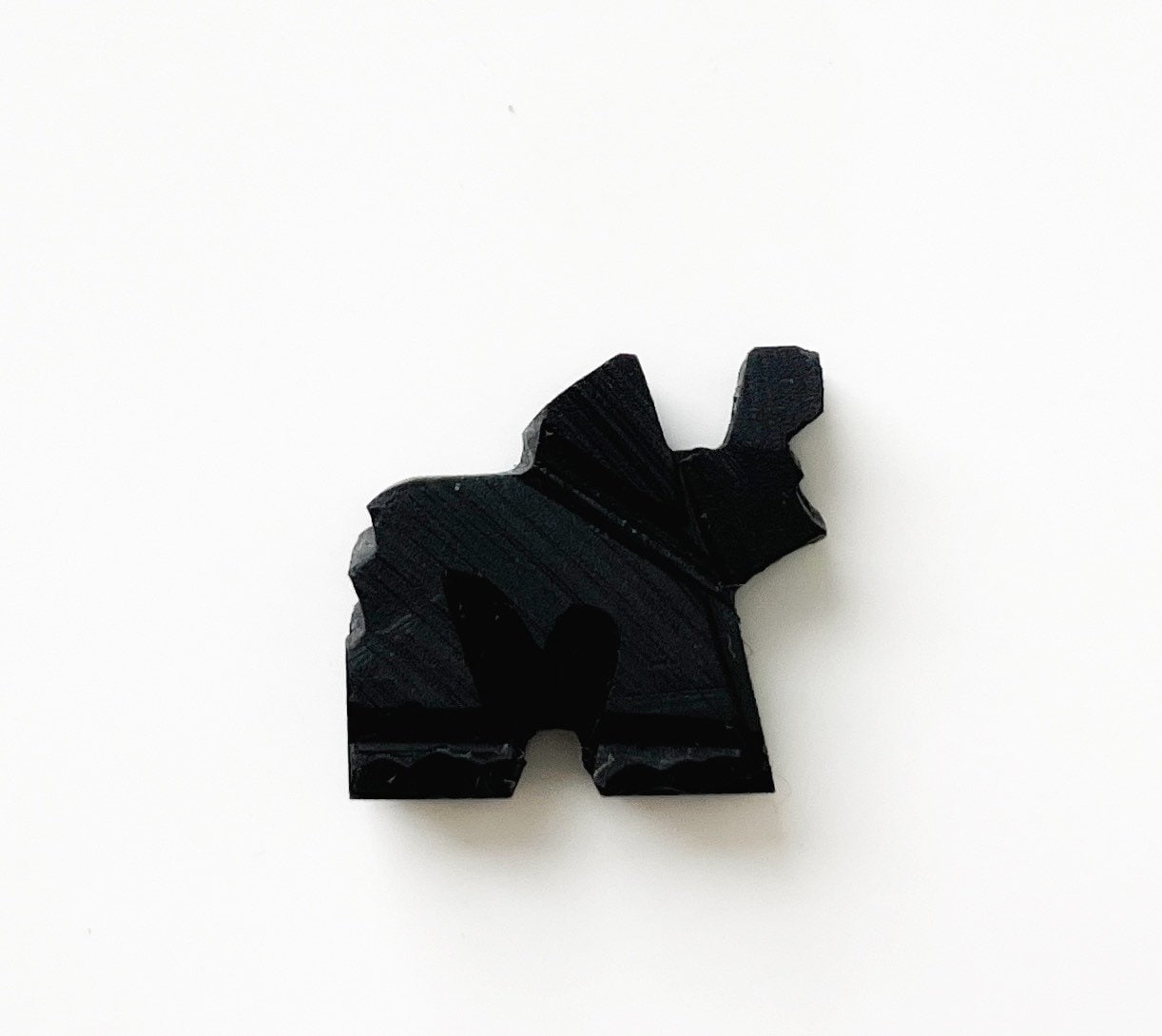 Elephant Shaped Jet, Set of 6 Pieces, Jewelry Supply, Jet/ Azabache. - Etsy
