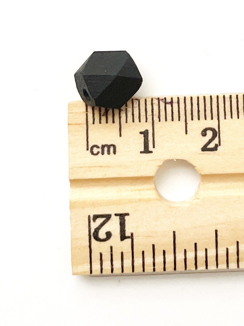 Faceted Jet Bead. Jet Stone. Ideal for Protection Bracelets. - Etsy