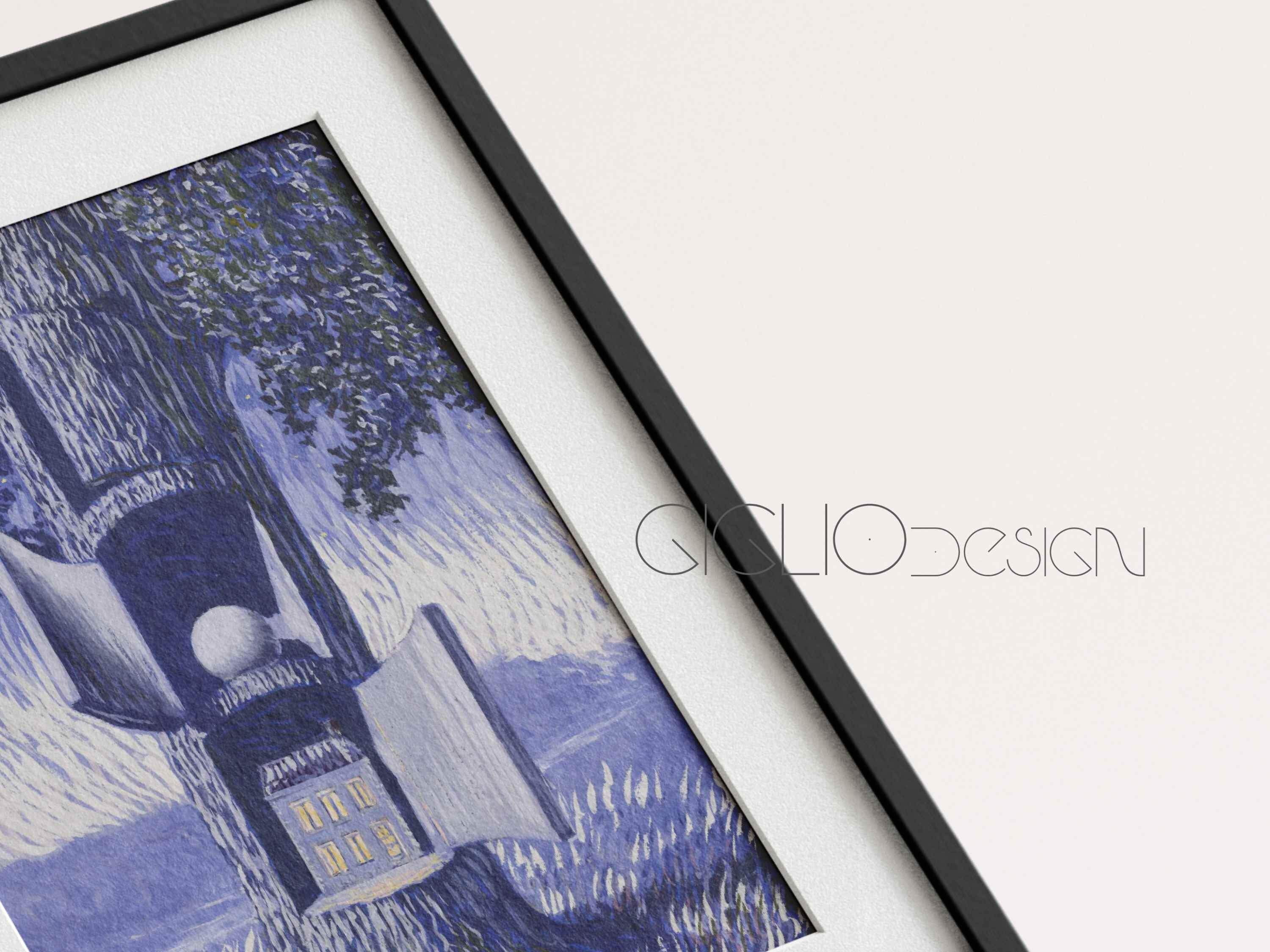 MAGRITTE Print TREE Rene Magritte Poster Canvas Magritte Art Print ...