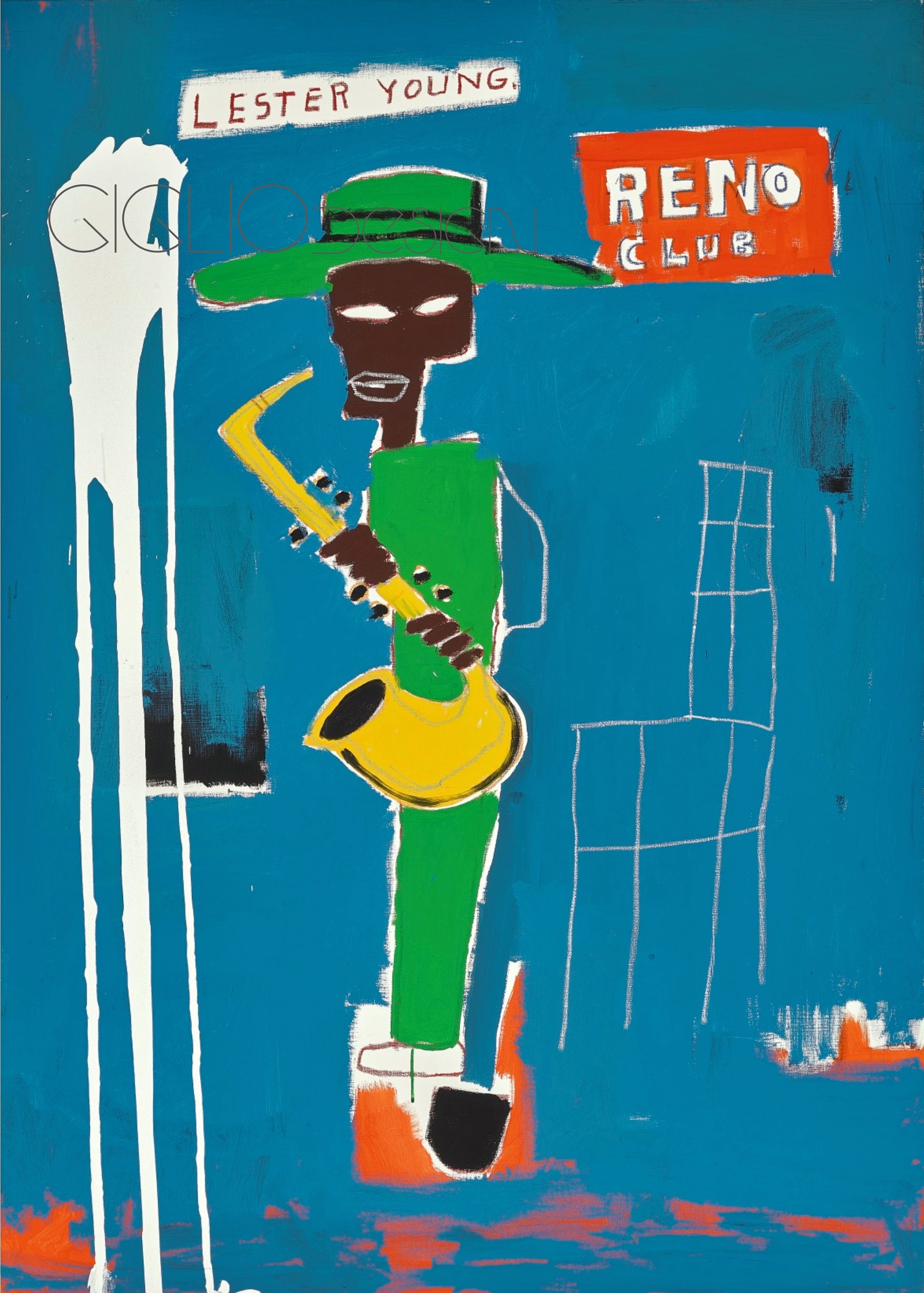 JAZZ RENO, BASQUIAT Print, Basquiat Art Print, Jean Basquiat Wall Art ...