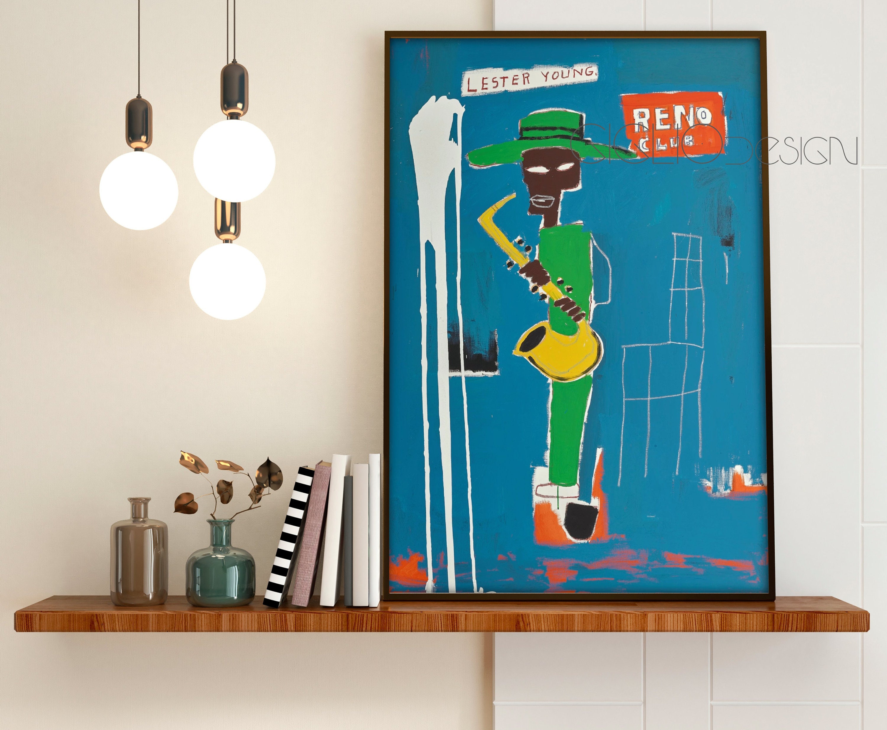 JAZZ RENO, BASQUIAT Print, Basquiat Art Print, Jean Basquiat Wall Art ...