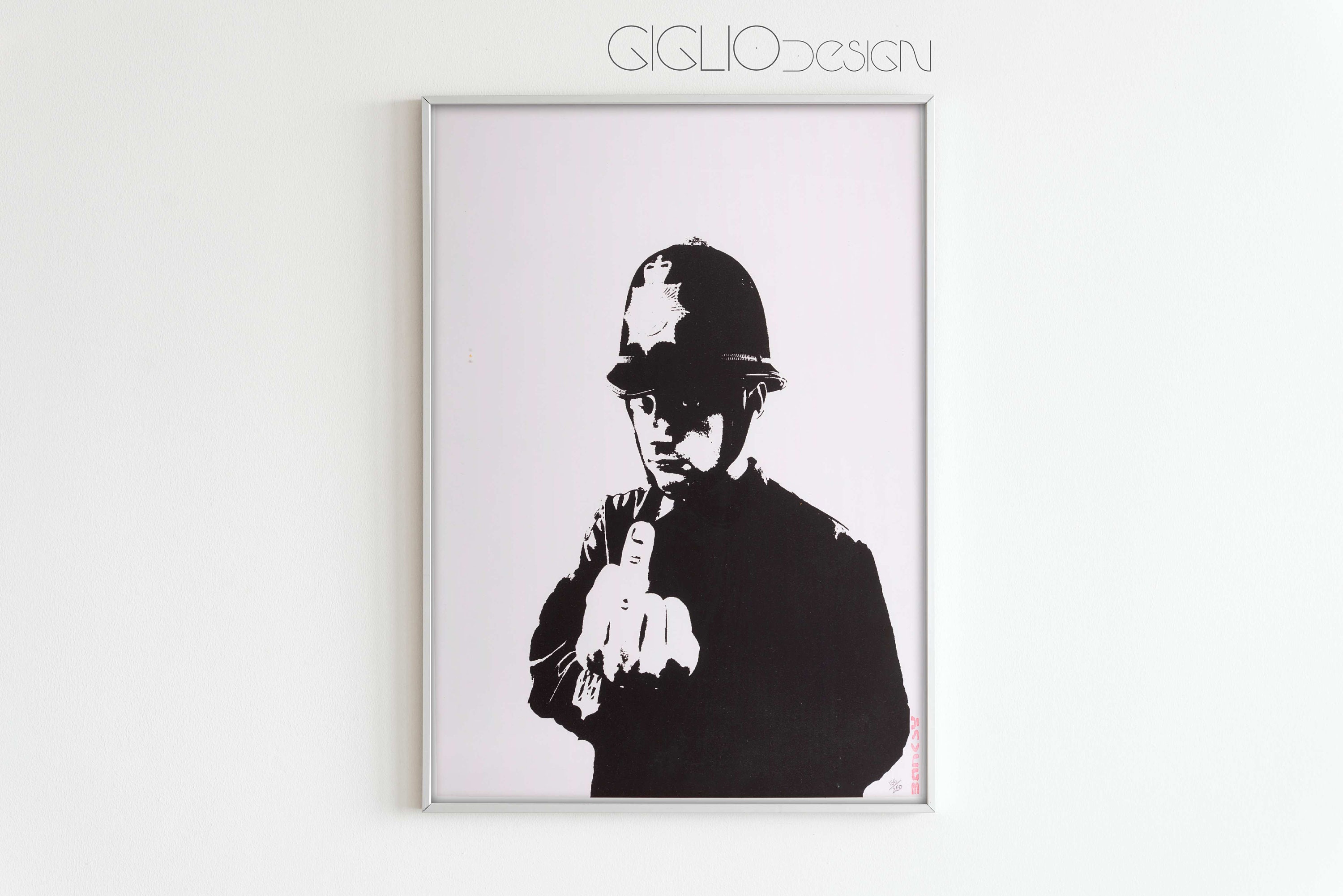 BANKSY, RUDE COPPER, Banksy Print, Banksy Art, Graffiti Art, Gallery ...