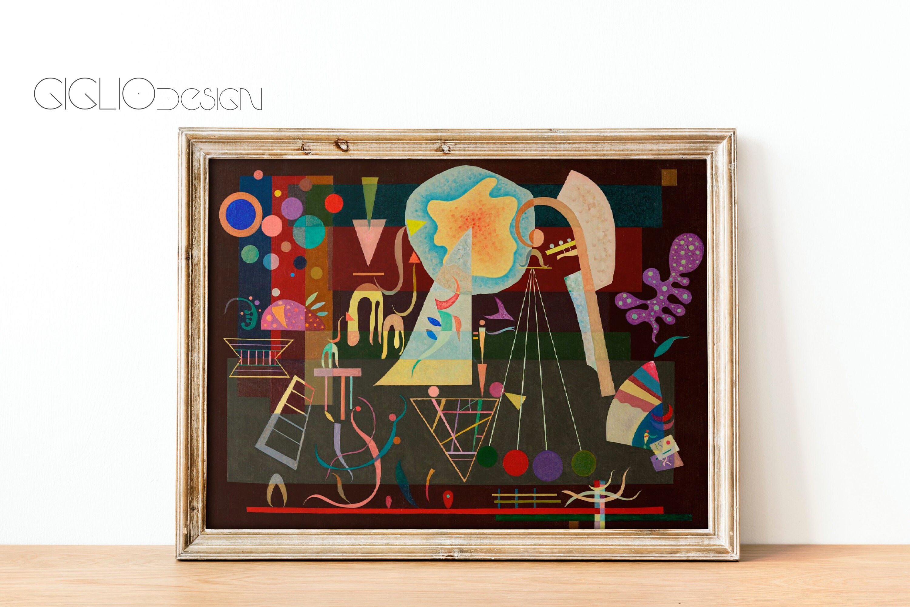 KANDINSKY Print TENSIONS Kandinsky Art Painting Kandinsky Poster ...