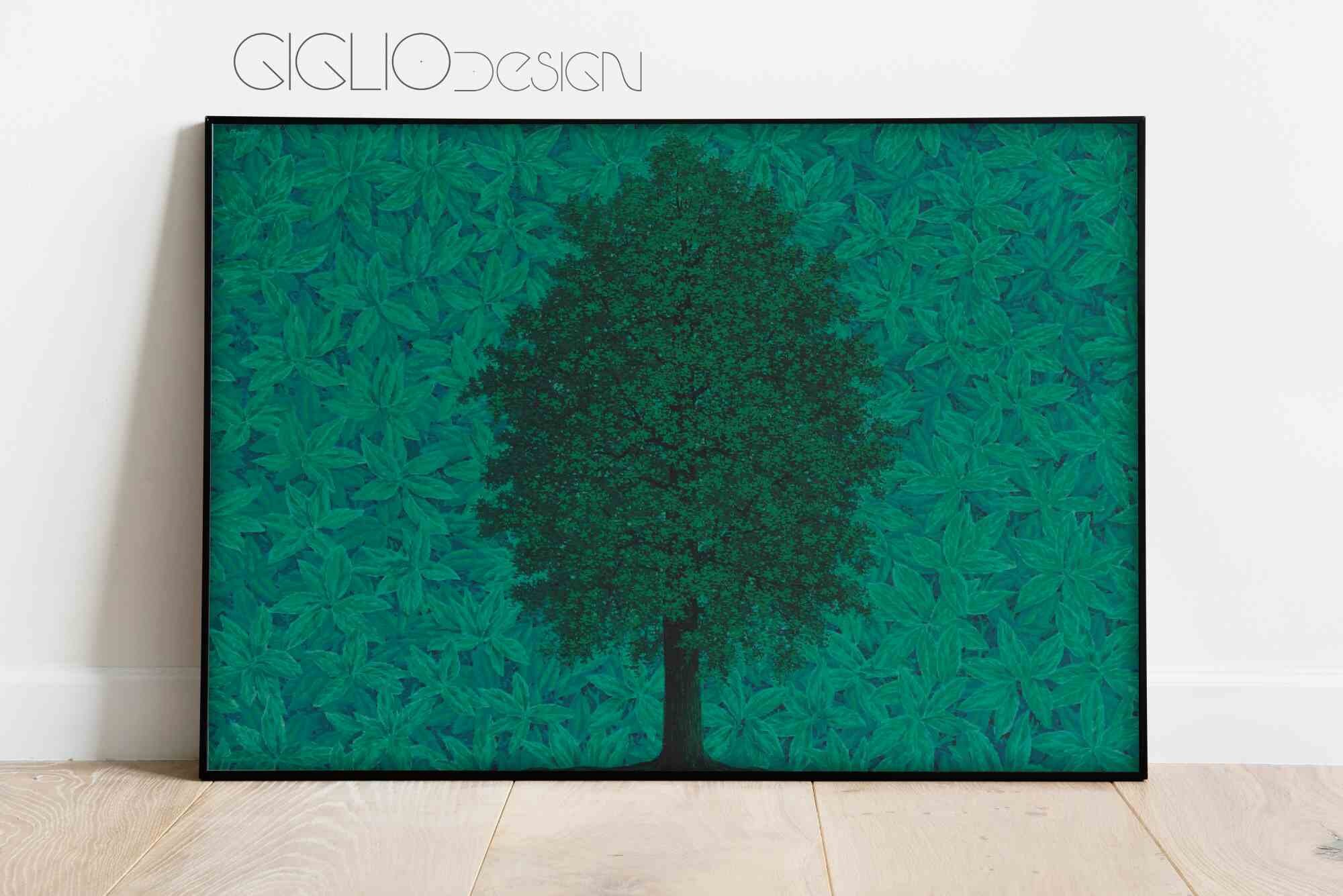MAGRITTE Print TREE Rene Magritte Poster Magritte Art Print Exposición ...