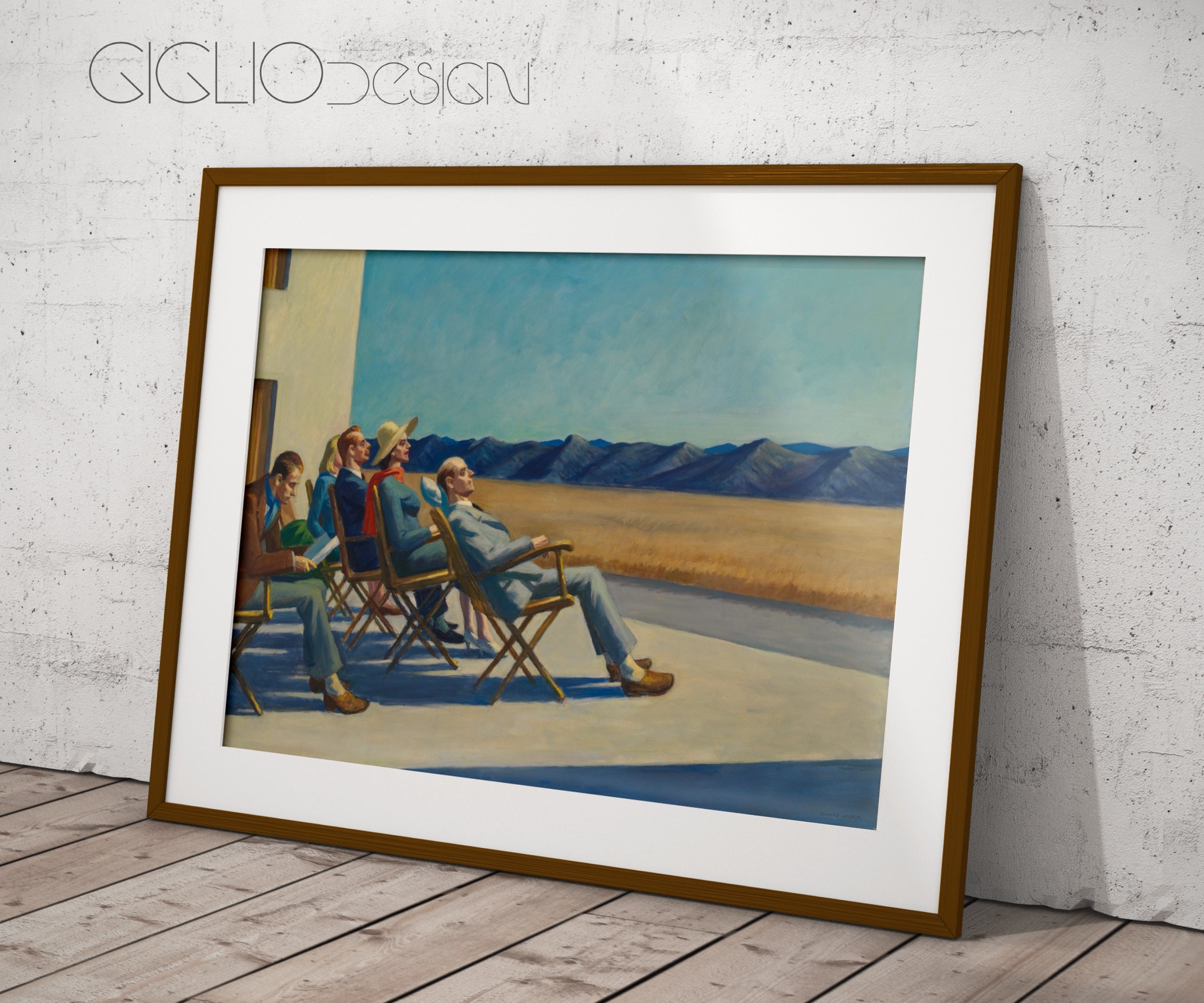 HOPPER, the SUN, Edward Hopper Print, Trendy Wall Art, Abstract ...
