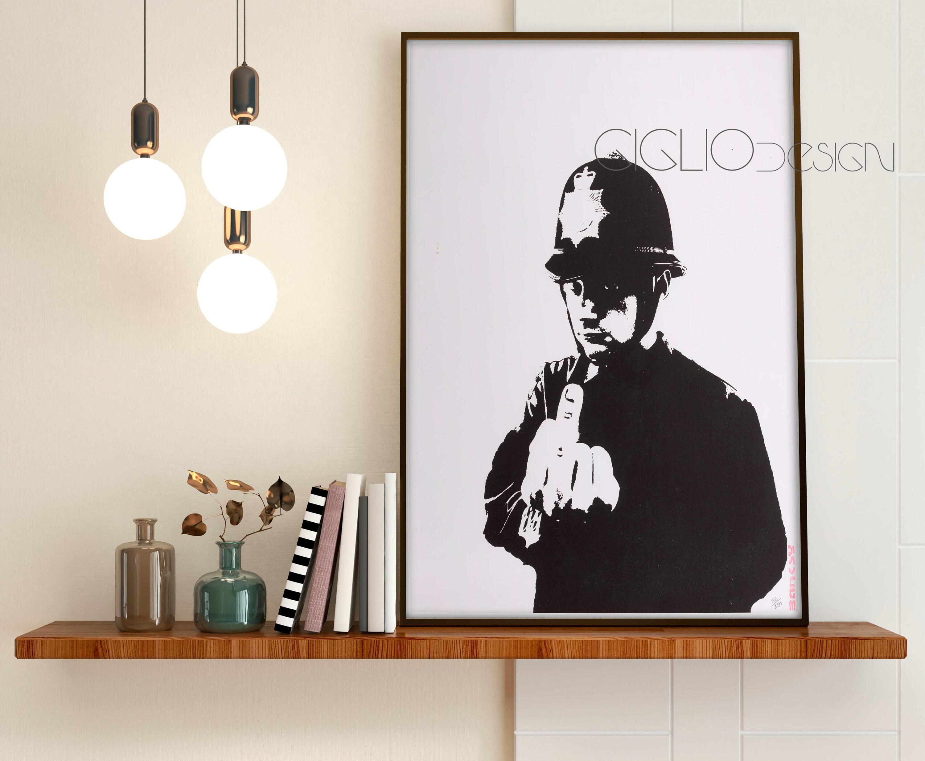 BANKSY, RUDE COPPER, Banksy Print, Banksy Art, Graffiti Art, Gallery ...