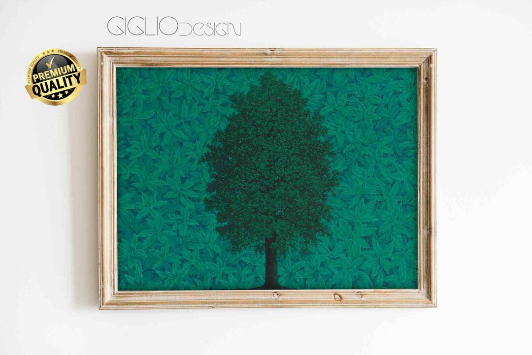 MAGRITTE Print TREE Rene Magritte Poster Magritte Art Print Exhibition ...