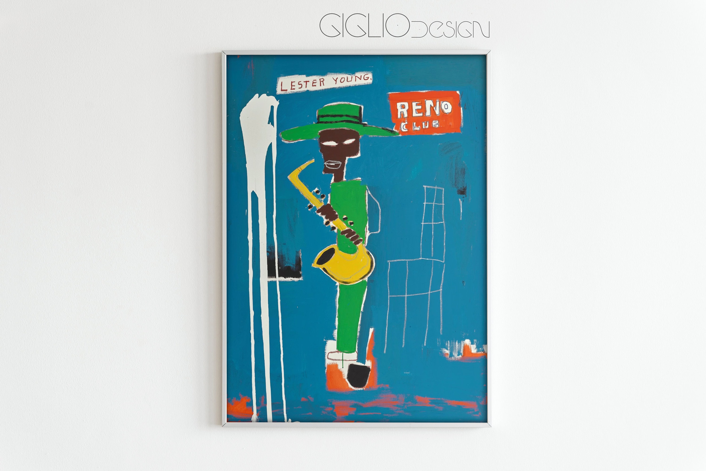 JAZZ RENO, BASQUIAT Print, Basquiat Art Print, Jean Basquiat Wall Art ...
