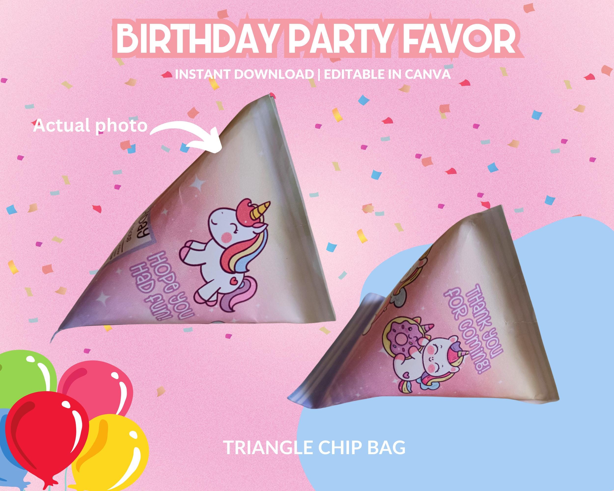 Custom Chip Bags Party Favors Customizable Snack Bags for Kids ...