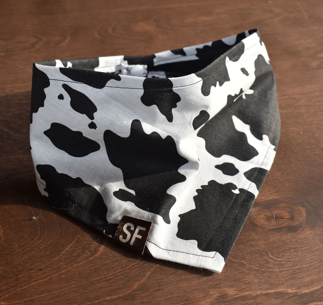 Cow Print Bandana - Etsy