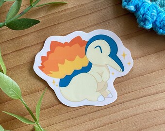 Cyndaquil Decal - Etsy