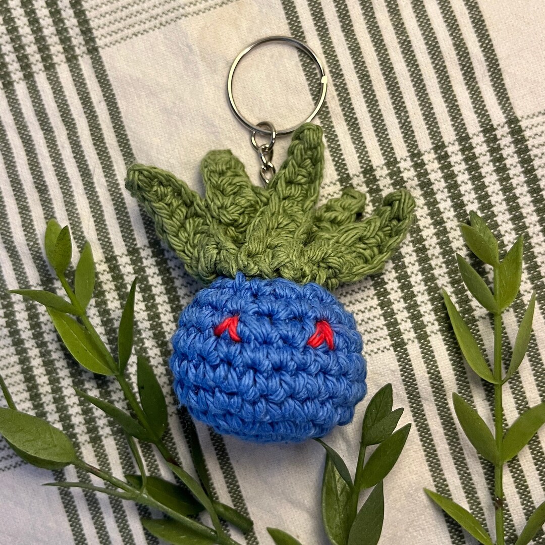 Oddish Pokemon Keychain Handmade Crochet Pokemon Keychain - Etsy