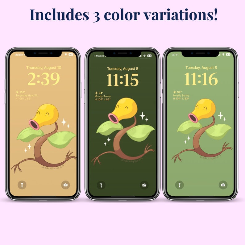 Bellsprout Phone Wallpaper, Ios Bellsprout iPhone Background, Grass ...