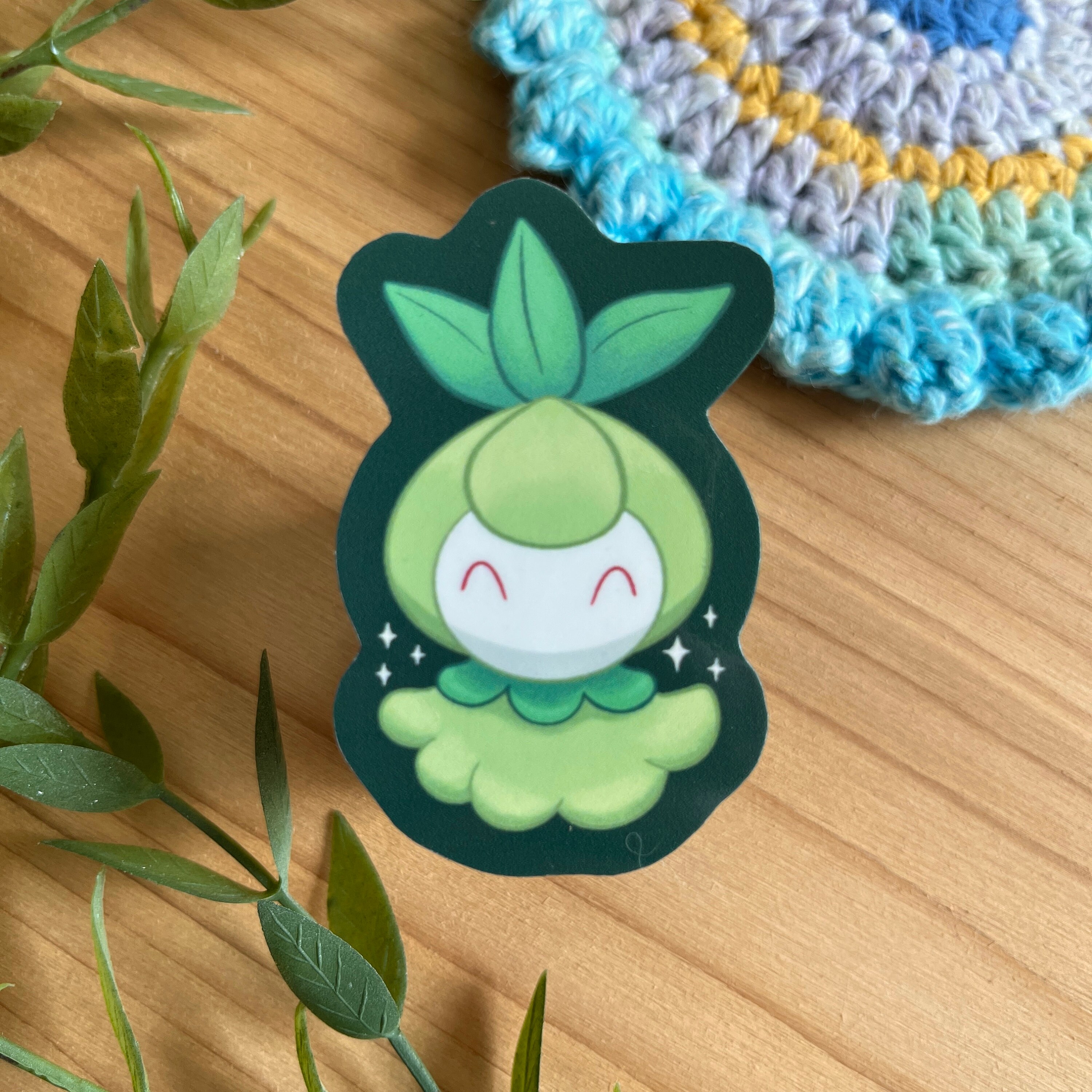 Grass Pokemon Sticker Pack, Grass Pokemon Laptop Decals, Bellsprout ...