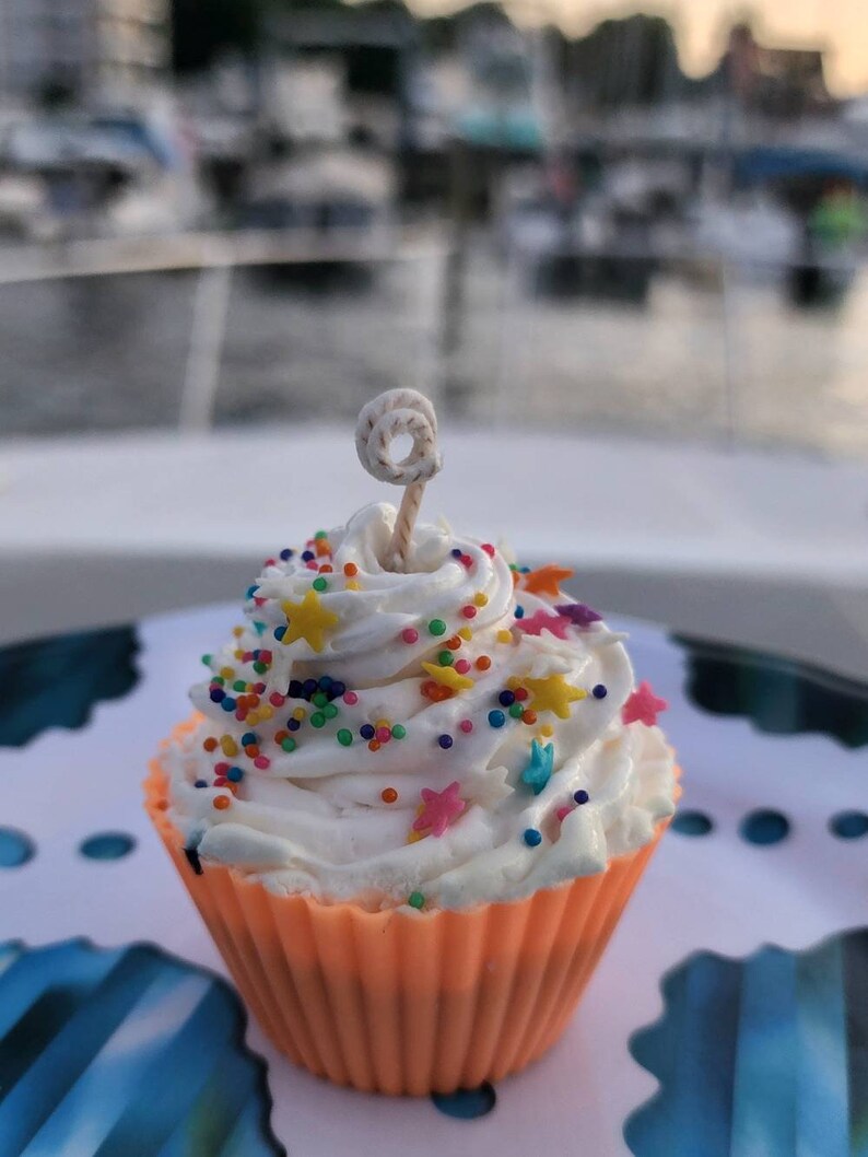 Strawberry Birthday Cake Cupcake Candle Reiki Infused - Etsy