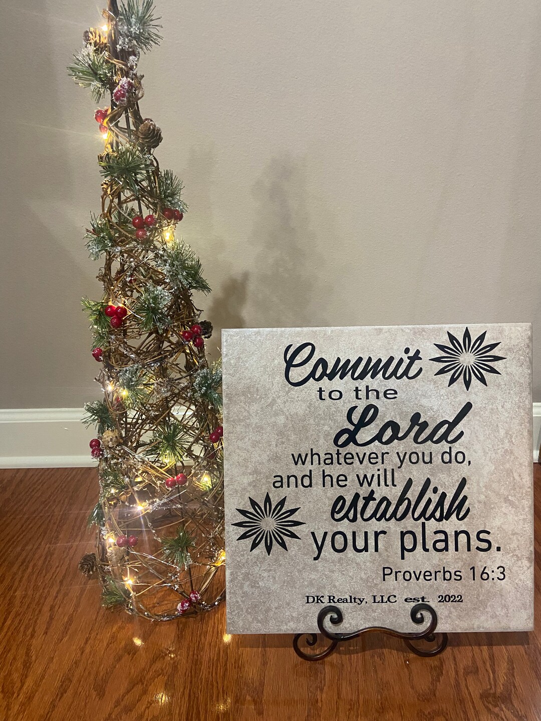 Personalized Scripture Tile Ceramic Tile - Etsy