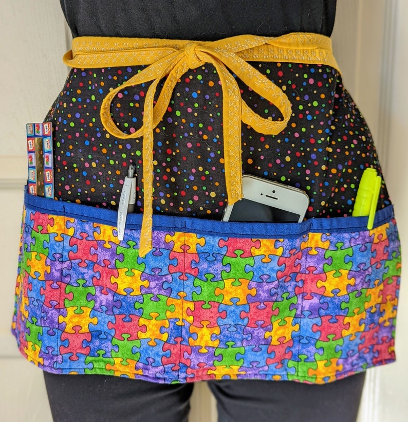 Autism Awareness Utility Apron/teacher's Apron contrast - Etsy