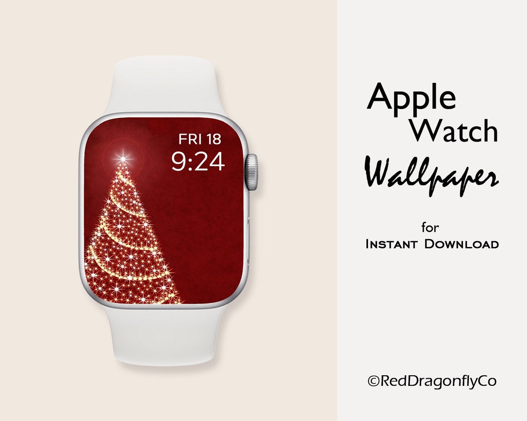 Christmas Apple Watch Wallpaper Christmas Tree Watch Background