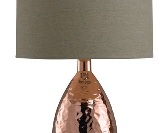 Copper Base Table Lamp - Etsy
