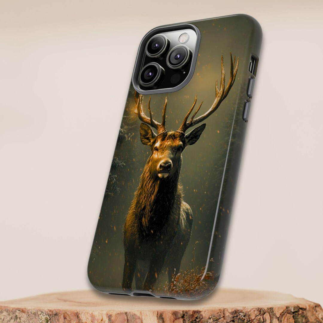 Deer Phone Case, Hunter Gift, Buck Tough Case Fits iPhone 16 15 14 13 ...