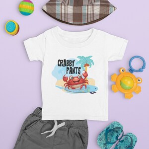 Crabby Pants | Cute Crab | Crab Clipart | Cute Design | Kids Design ...