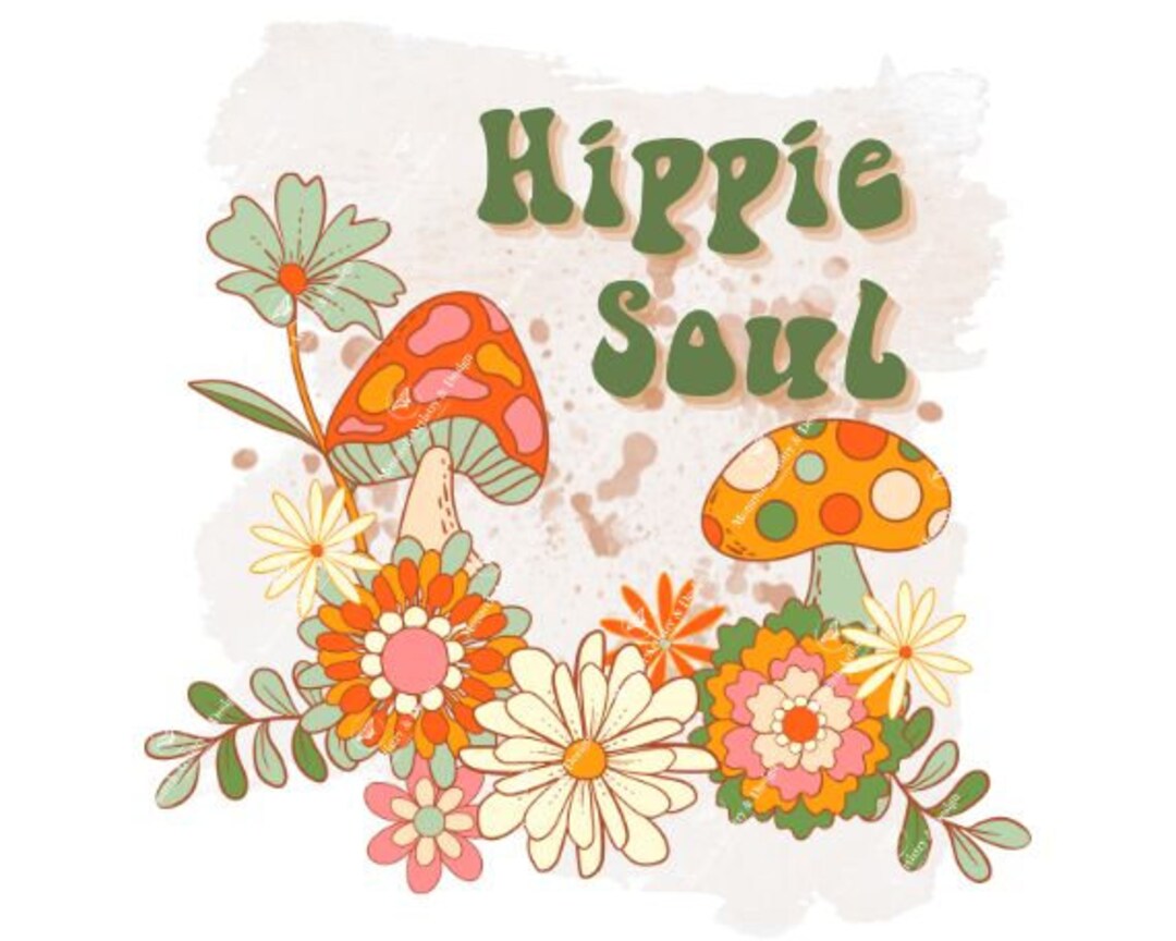 Hippie Soul | Hippie Soul Sublimation | Hippie Clipart | 70's | Free ...