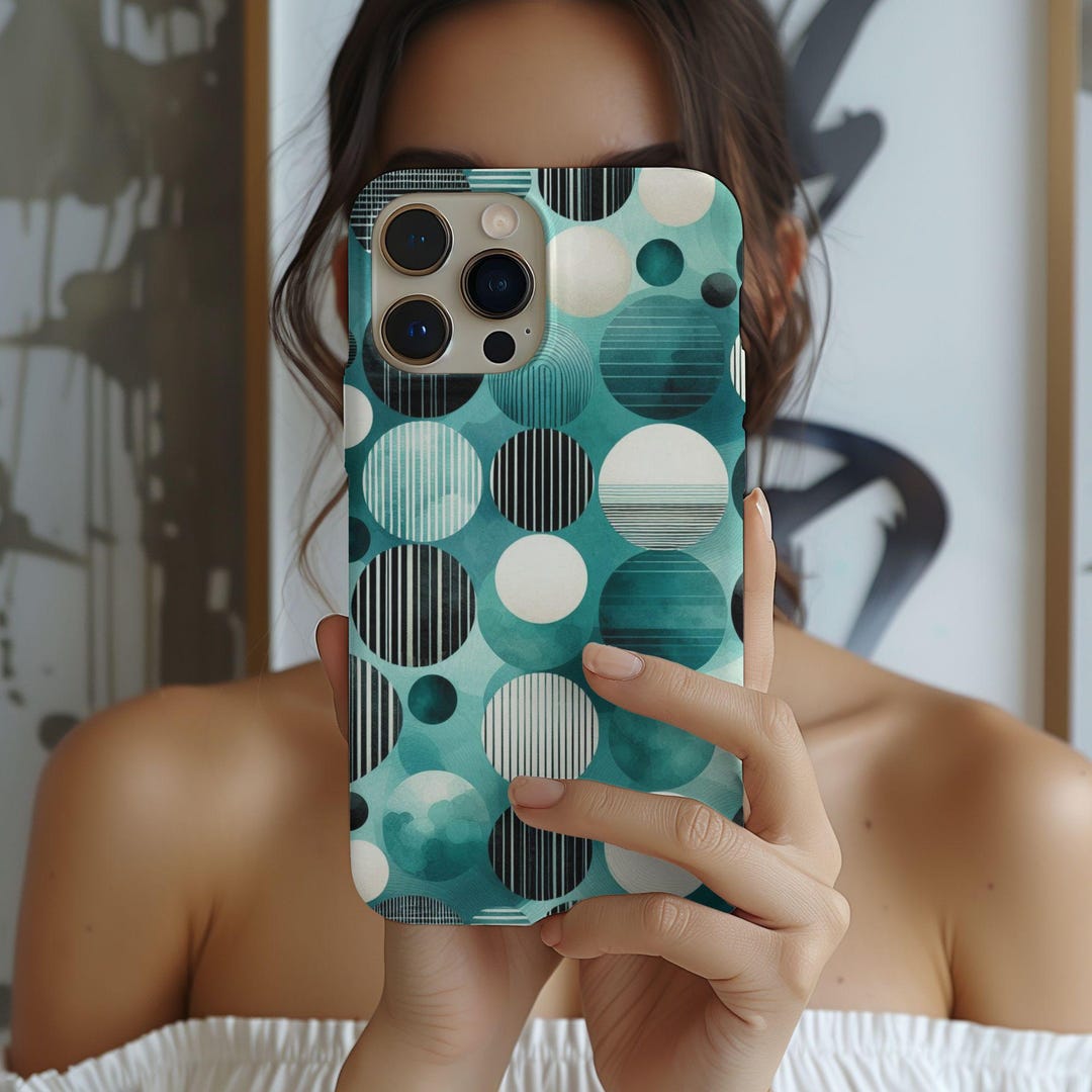 Mid Century Modern Phone Case Retro Phone Accessory Compatible With ...