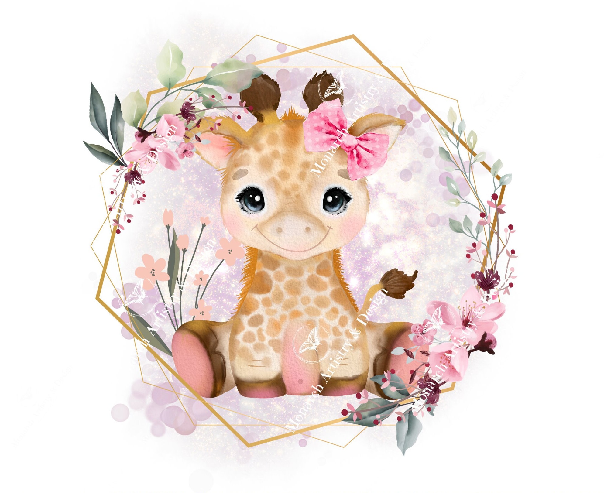 Baby Giraffe Baby Girl Giraffe Baby Giraffe Design - Etsy