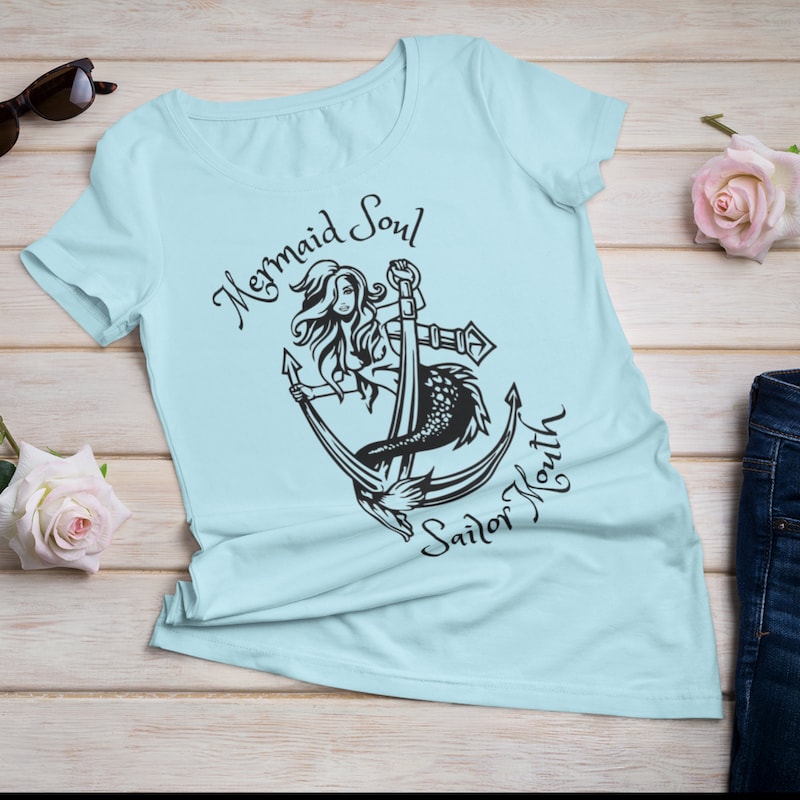 Sailor Mermaid T Shirt - Etsy