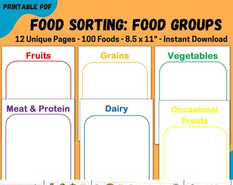 Mindful Eating Journal Printable PDF Meal Tracker Health and - Etsy
