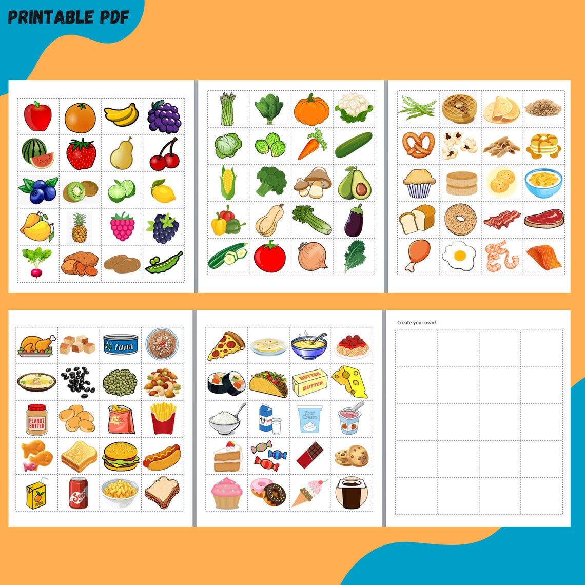 Food Group Sorting Nutrition Activity for Kids Healthy - Etsy