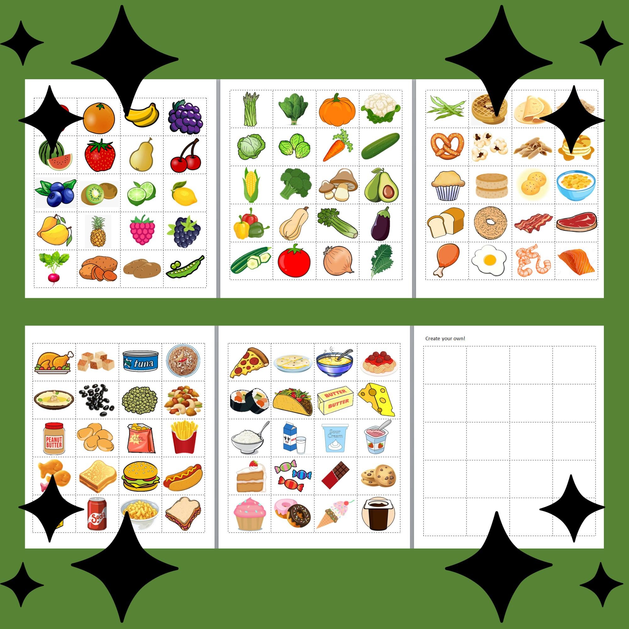 Food Group Sorting, Myplate Food Sorting, Nutrition Activity for Kids ...