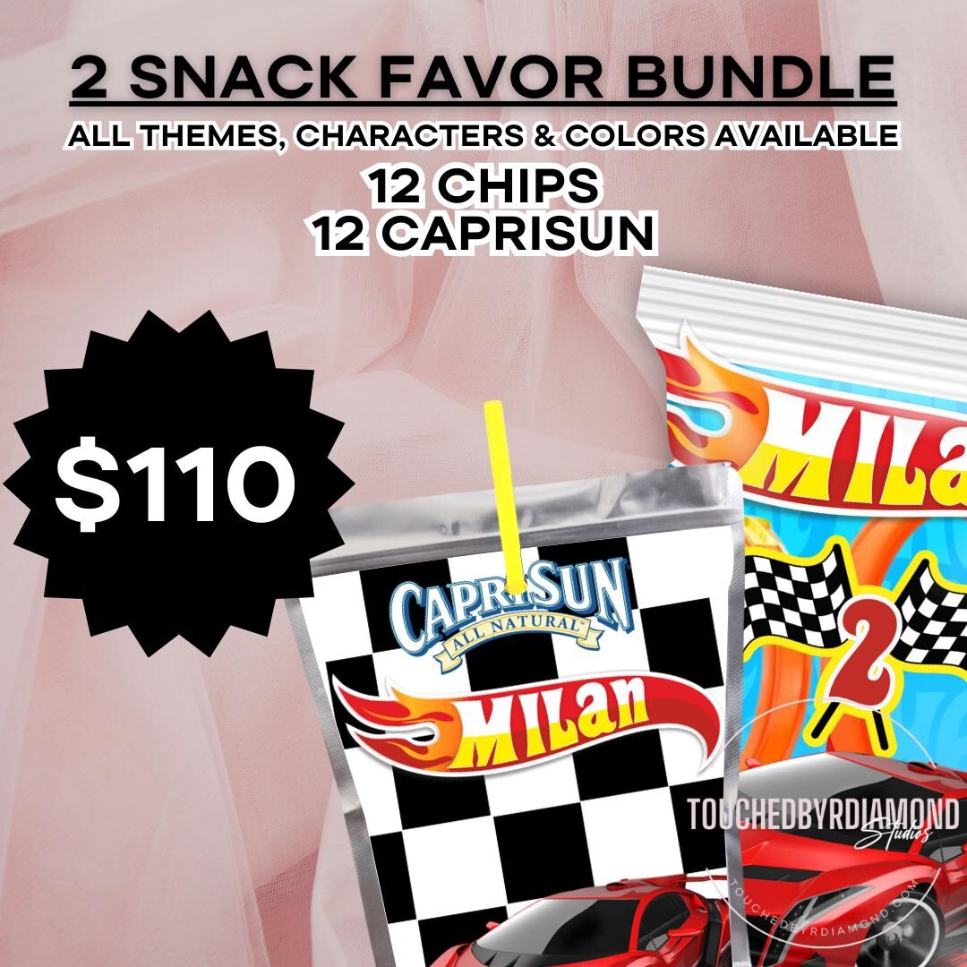 Custom Party Favor Treats Bundle: 24 Personalized Snacks - Etsy